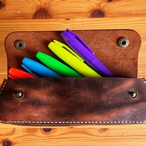 Downloadable Pencil Case PDF Pattern / Pen Case Template / Leather Case ...