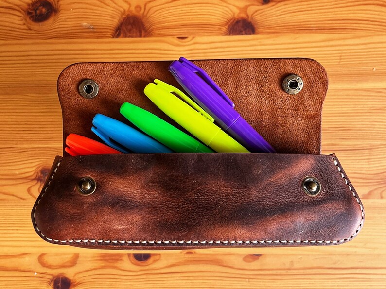 Downloadable Pencil Case PDF Pattern / Pen Case Template / Leather Case ...