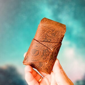 Stitchless Wallet PDF Pattern / No Sew Folded Leather Wallet Pattern ...