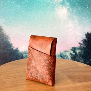 Stitchless Wallet PDF Pattern / No Sew Folded Leather Wallet Pattern ...