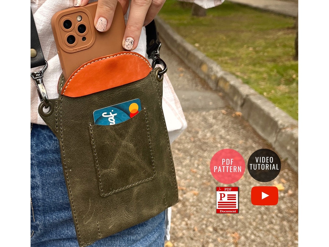 Leather Smartphone Pattern / PDF Template / Leather Phone Case PDF ...