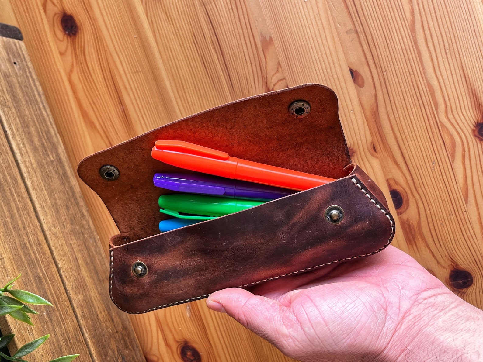Downloadable Pencil Case PDF Pattern / Pen Case Template / Leather Case ...