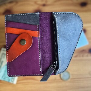 Cardholder With Coin Pouch Pattern /wallet With Zipper PDF Template ...
