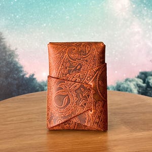 Stitchless Wallet PDF Pattern / No Sew Folded Leather Wallet Pattern ...