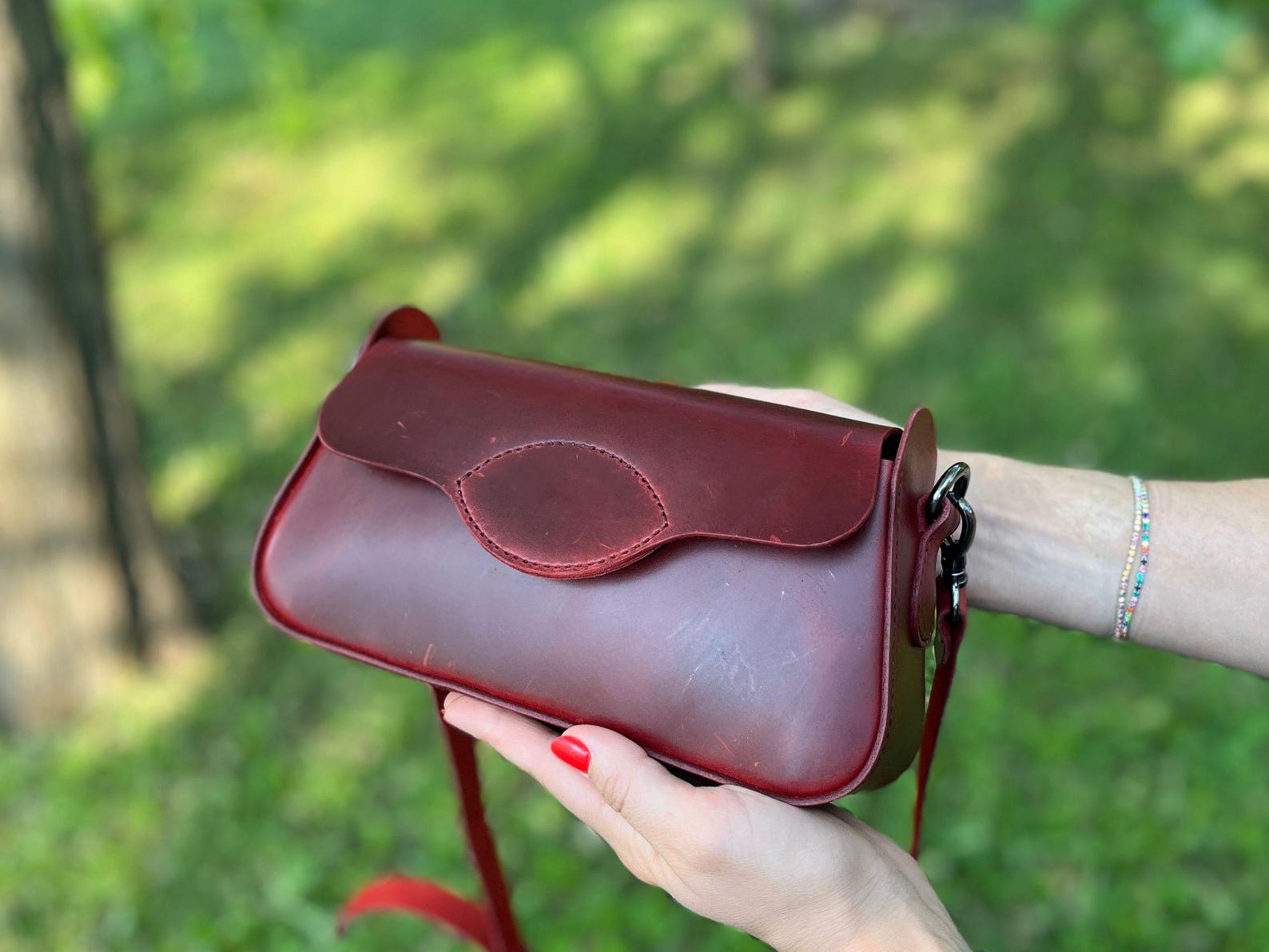 Downloadable Crossbody Bag / Leather Handbag PDF Pattern / Daily Cross ...