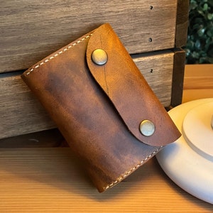 Foldable Leather Wallet With Coin Pouch Pattern / PDF Template ...