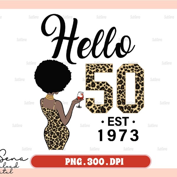 Hello 50 - Etsy