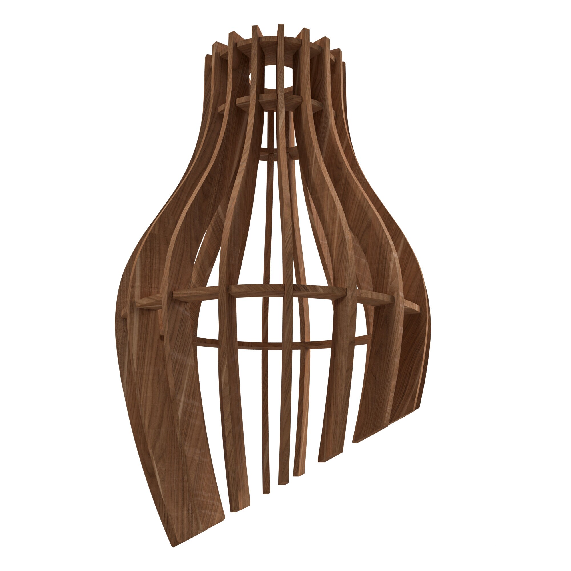 Diagonal Cut Lamp Laser Cut CNC File Dxf Cdr Pdf Ai - Etsy