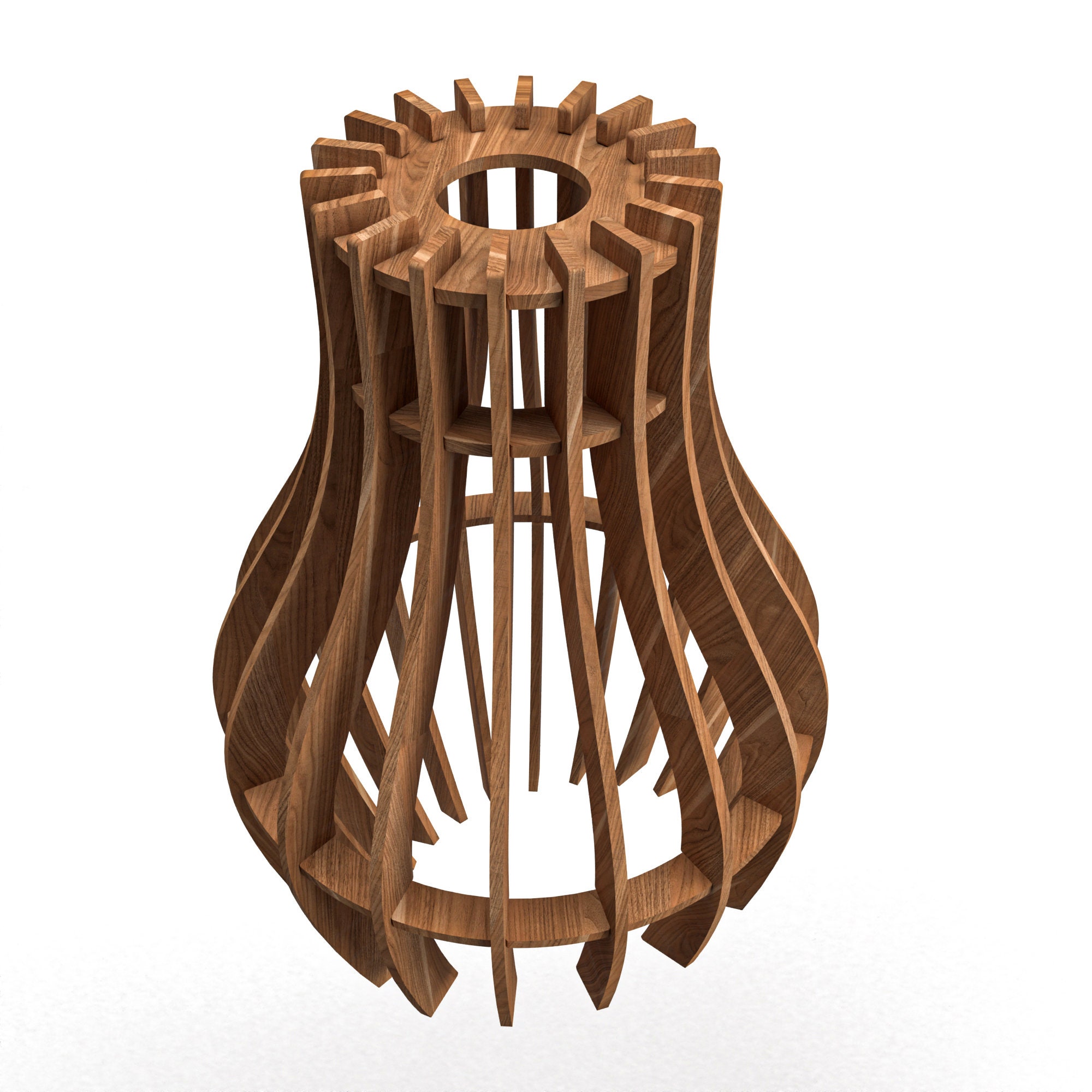 Diagonal Cut Lamp Laser Cut CNC File Dxf Cdr Pdf Ai - Etsy