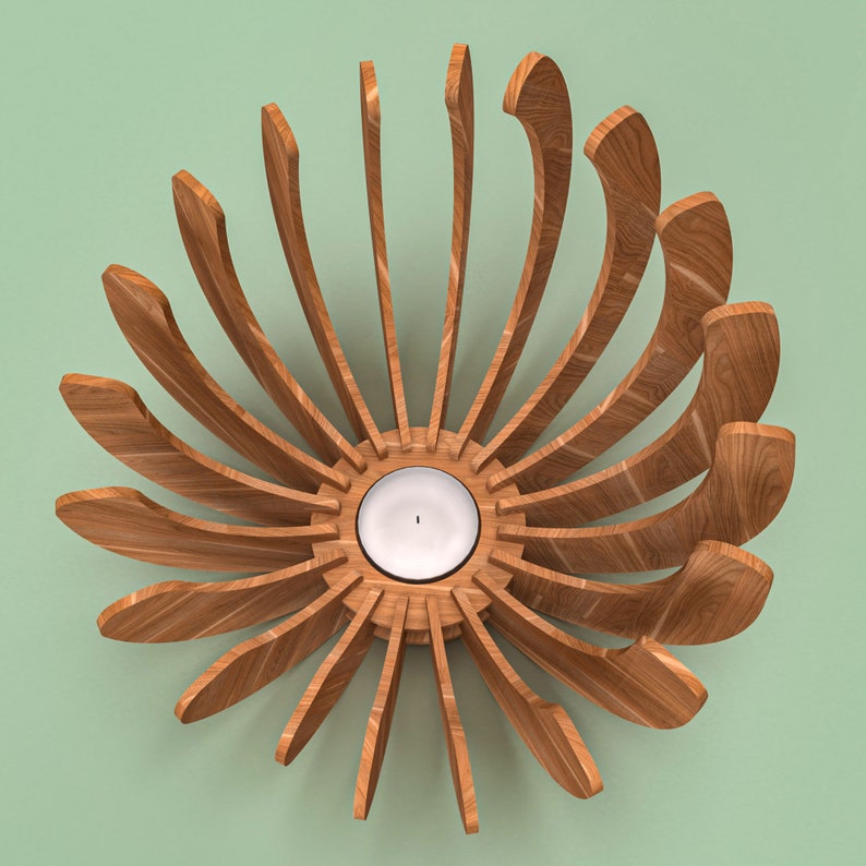 Hemisphere Candlestick Candlestick Laser Cut Vector Candle - Etsy