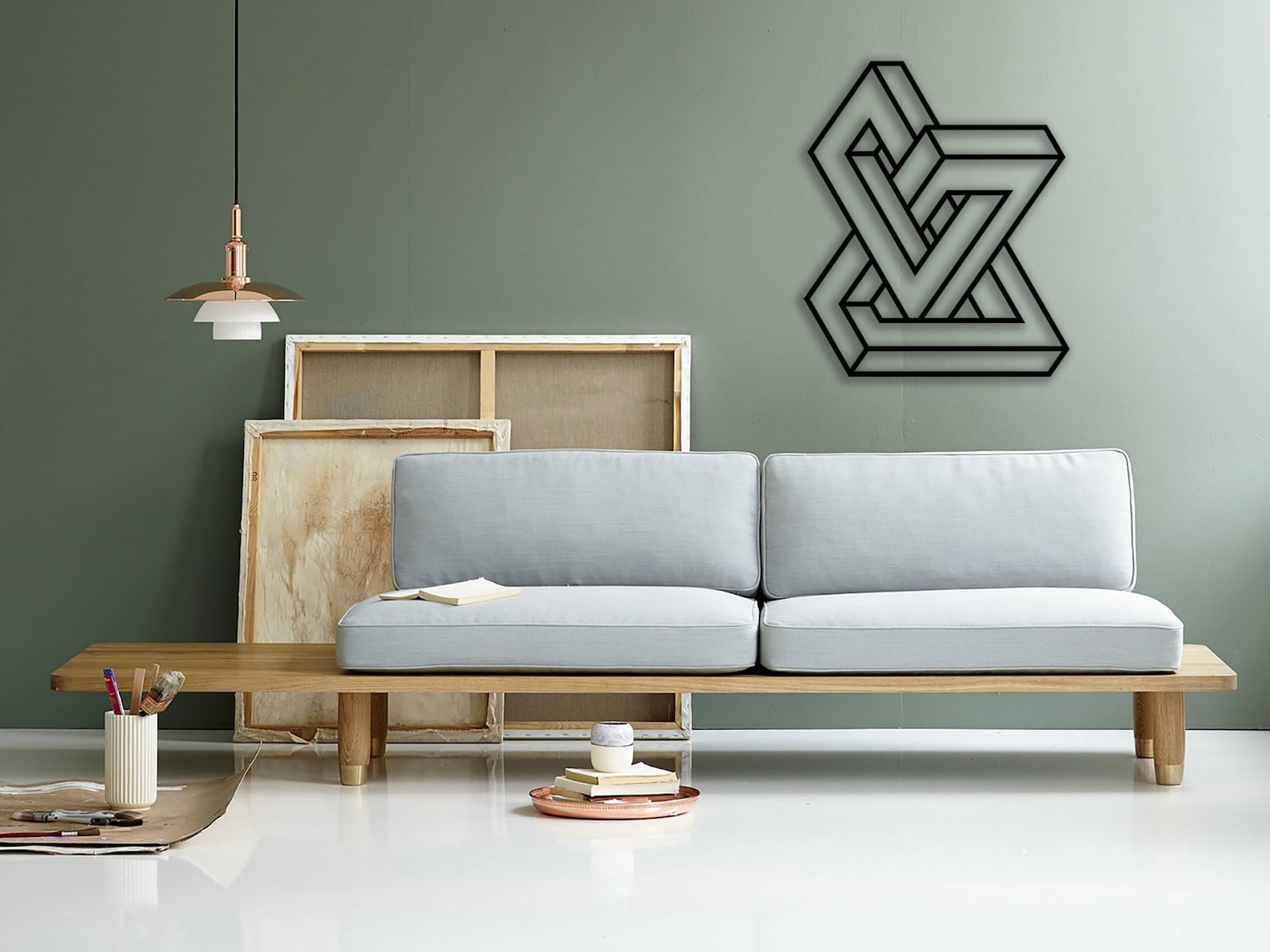 ESCHER INFINITY Wall Art Wall Decor Dxf Laser Cut Files - Etsy