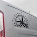 Compass Rose Mountains Adventure Large Sticker Camper Van Vinyl Decal ...