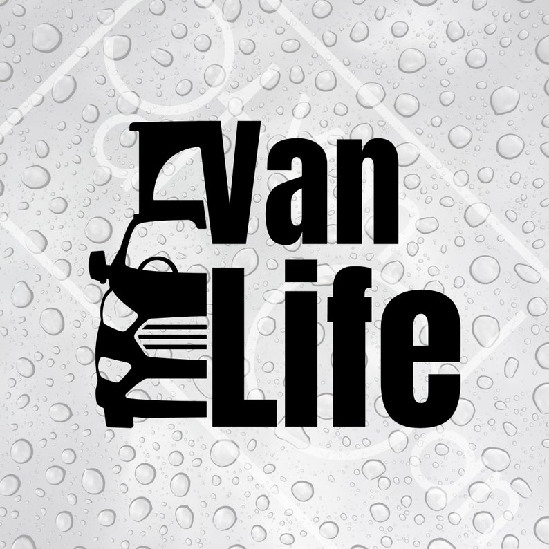 Ford Transit Custom Camper Van Life Quote Vinyl Decal Camper Sticker ...