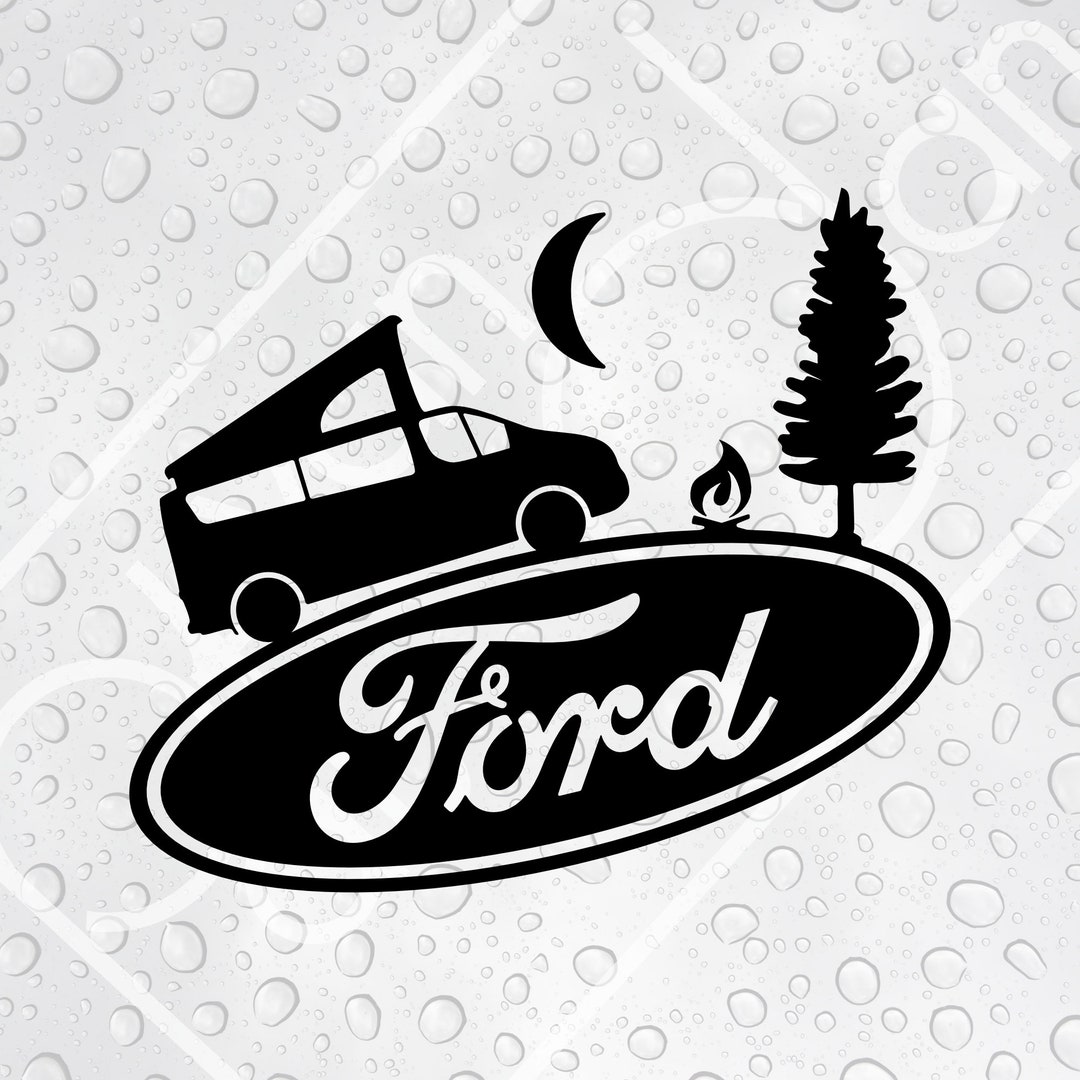 Ford Transit Custom Camper Sticker Campervan and Bonfire Theme Vinyl ...