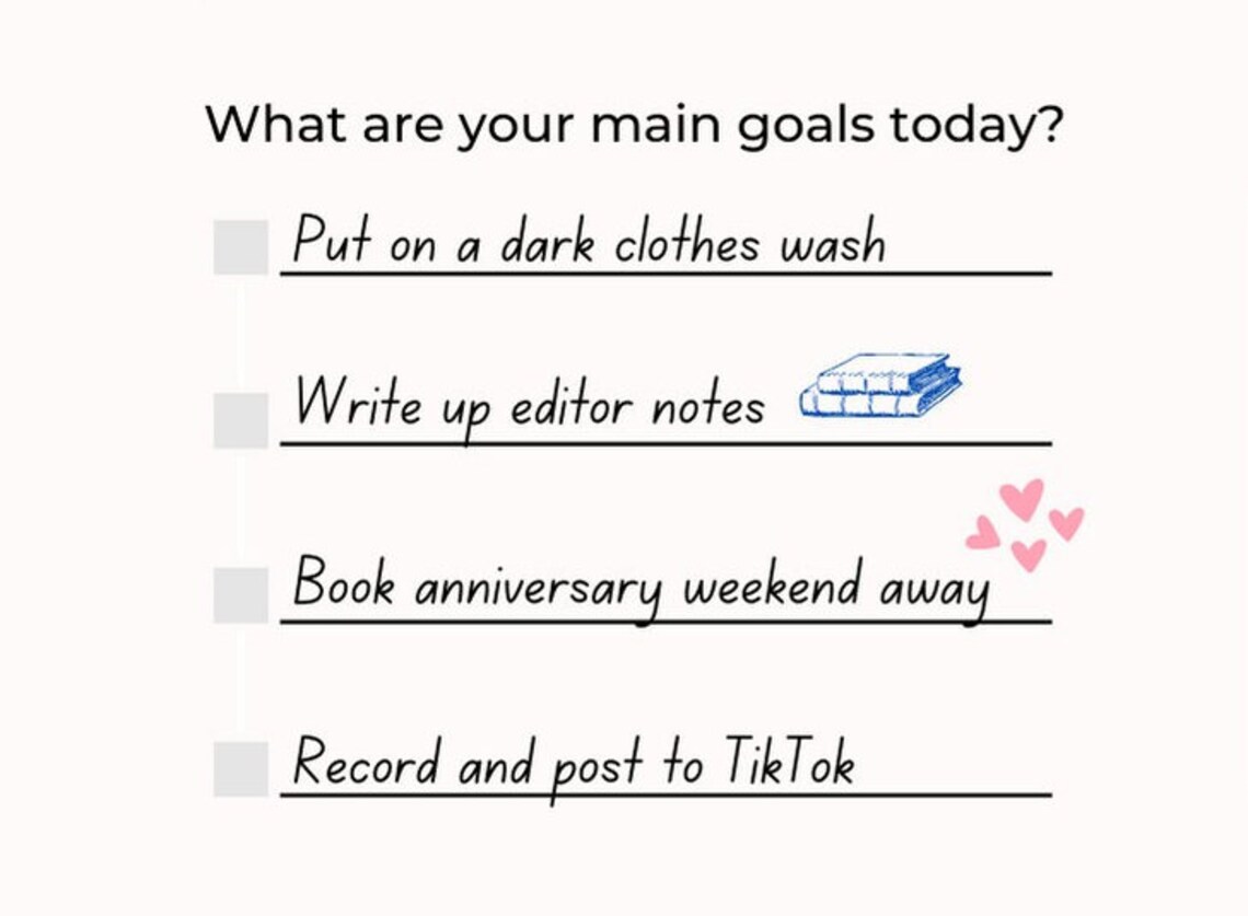 Daily Morning Check-in Printable Digital Download - Etsy