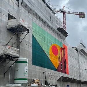 Large Building Banner PSD Mockup | Editable Urban Billboard Design ...