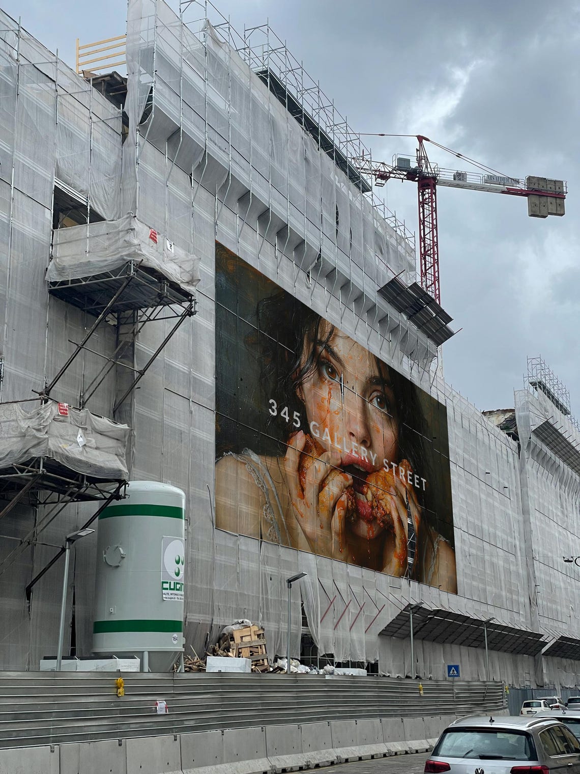 Large Building Banner PSD Mockup | Editable Urban Billboard Design ...