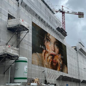 Large Building Banner PSD Mockup | Editable Urban Billboard Design ...