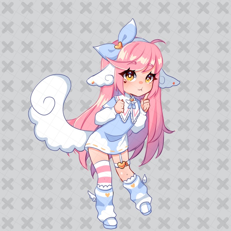 Vtuber Model Adoptable Skye, the Cloud Cat - Etsy Canada