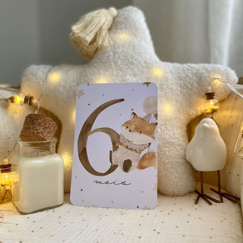 Baby Milestone Cards - Baby's First Year - Birthday Months and Weeks ...