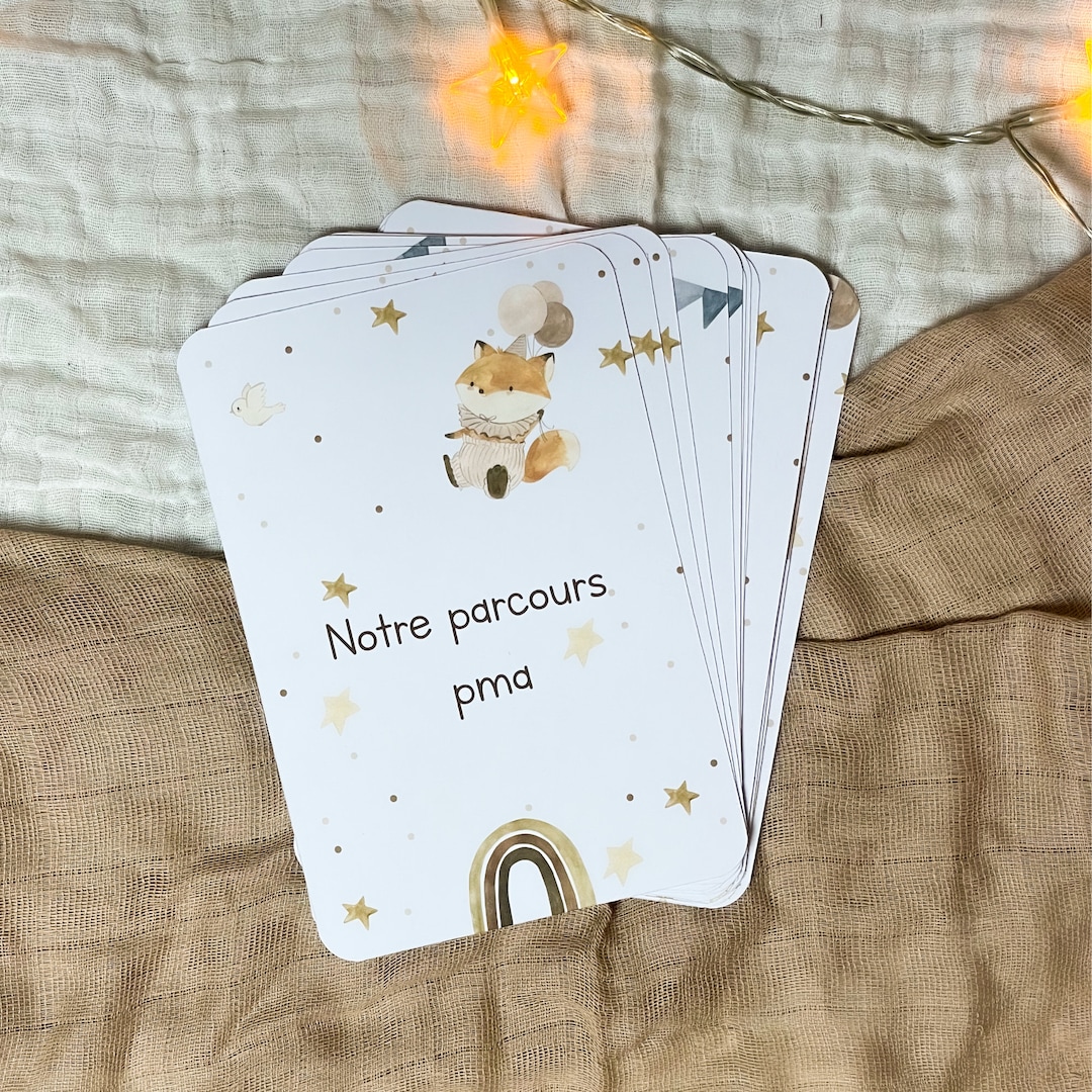 Cartes étapes bébé - Parcours PMA - suivi PMA grossesse - Cartes étapes ...