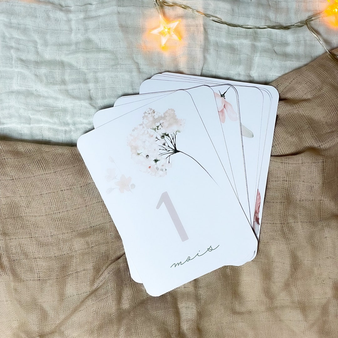 Pregnancy Milestone Cards 9 Months With Baby Pregnancy Month Pregnancy ...