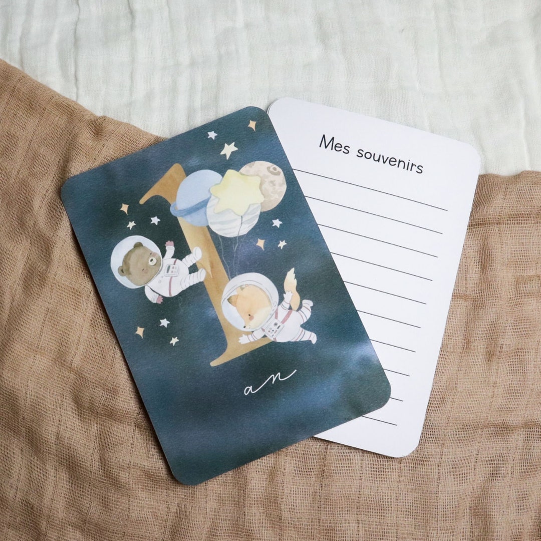 Baby Milestone Cards - Baby's First Year - Monthly Birthdays - 1st Year ...