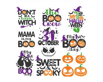 Halloween - SVG - PNG - 10 Pack Bundle - Etsy