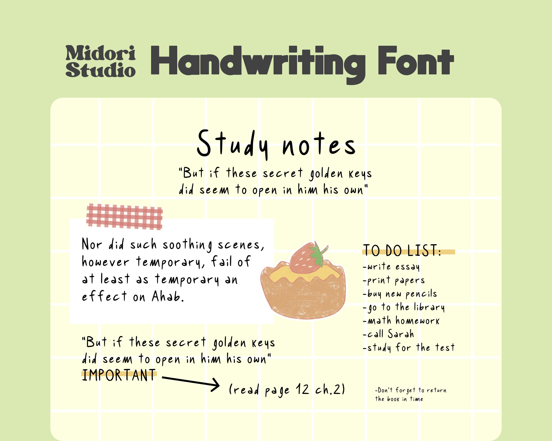 Handwritten Realistic Midori-regular Font Medium Weight - Etsy