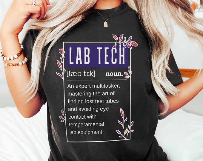 Medical Lab Tech Shirt, Laboratory Technician, Medical Assistant, Nurse ...