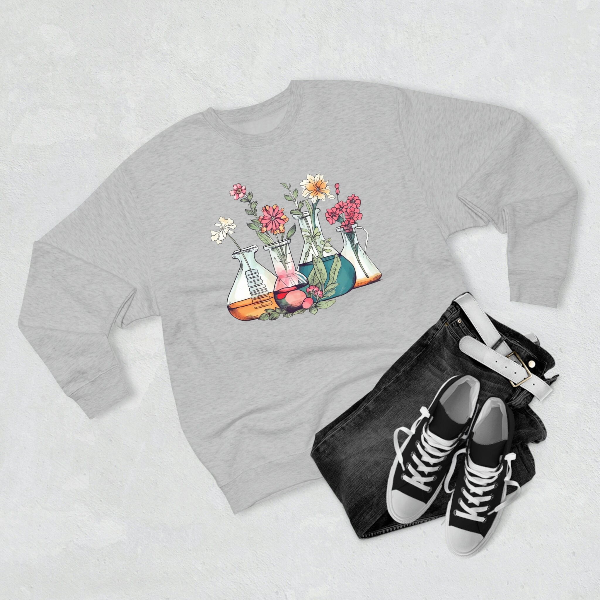 Chemistry Sweatshirt, Clinical / Medical Laboratory Scientist Floral ...
