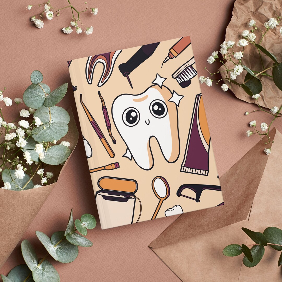 Dental Hygiene Cute Notebook, Tooth Fairy Dentist Hygienist Office Gift ...