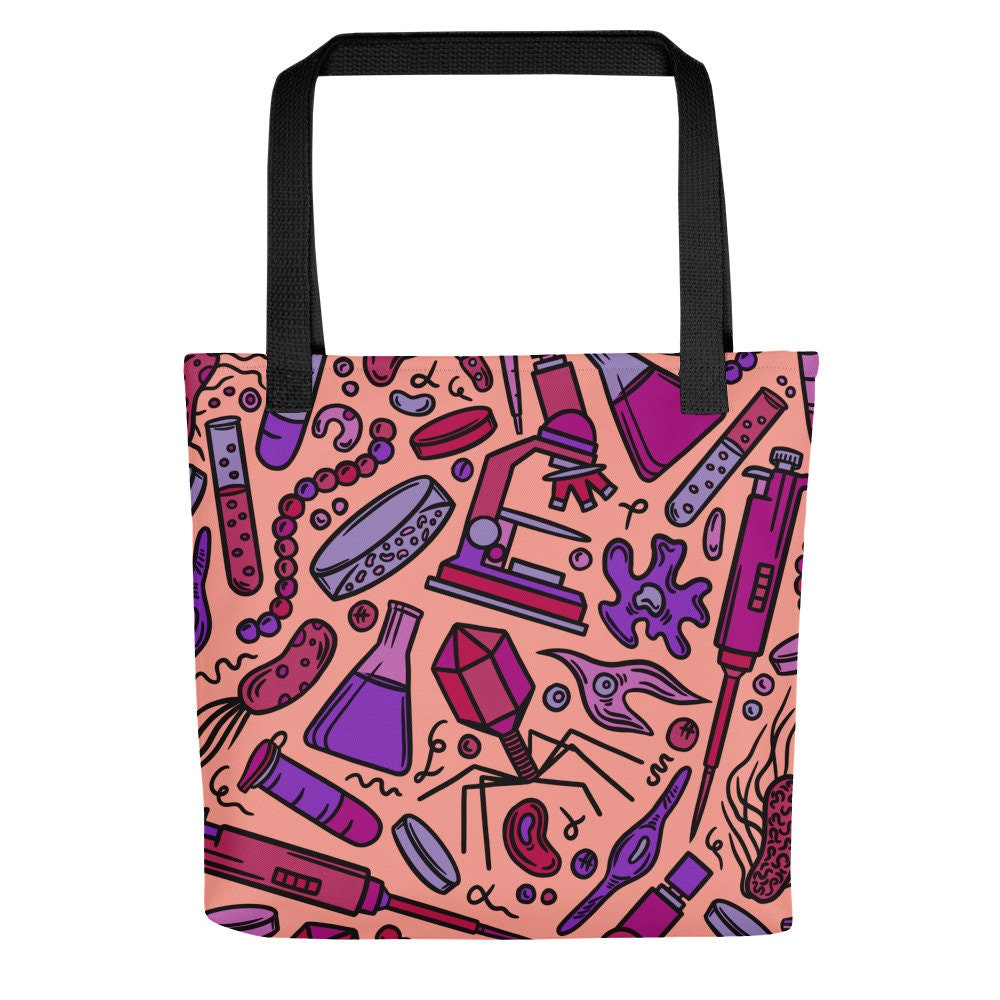 Microbiology Tote Bag Microscope Lab Gifts Microbiology - Etsy