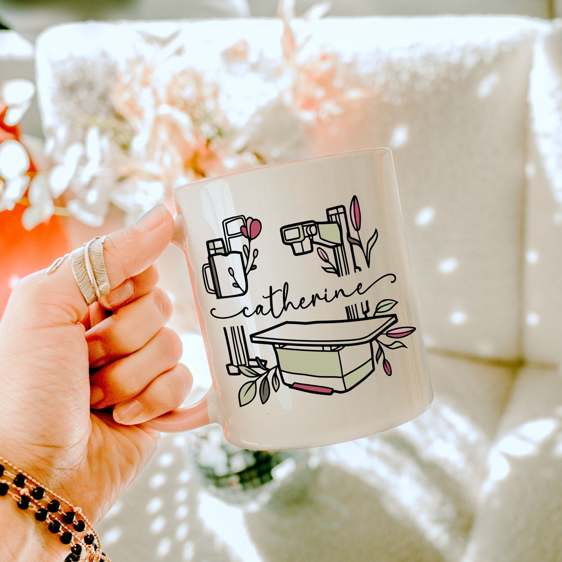 Xray Tech Mug, Personalized Radiology Technician Coffee Mug, Custom Rad ...