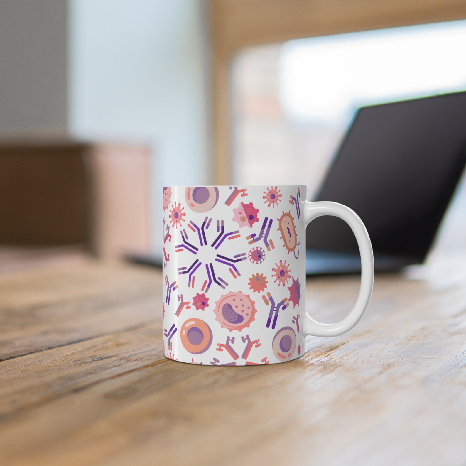 Immunology Mug, Medical Laboratory Science Teacher Gift, Phd Graduation ...