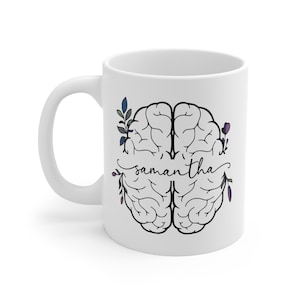 Neuroscience Mug 11oz, Personalized Neuro ICU Nurse Coffee Mug, Custom ...