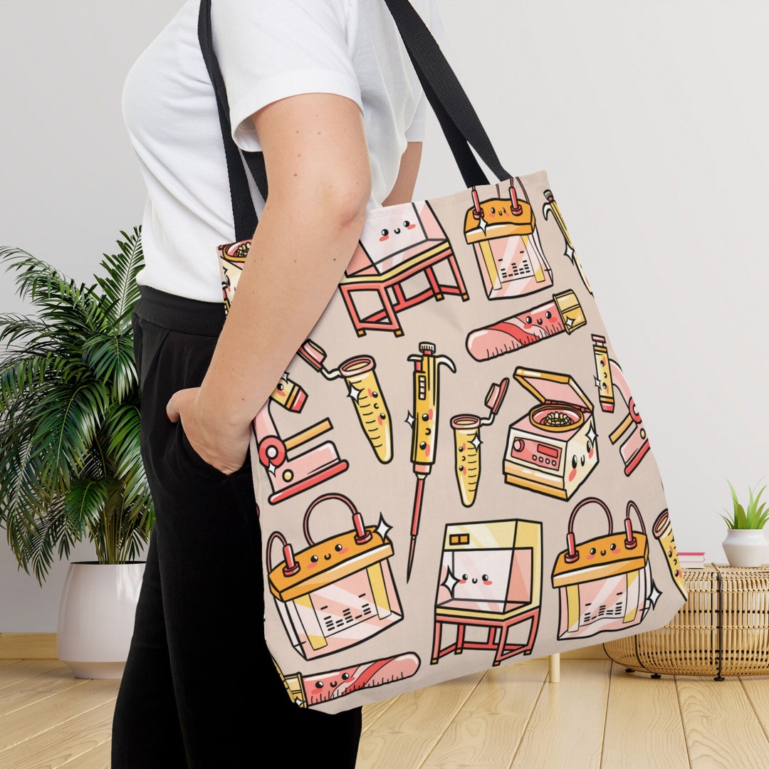 Molecular Biology Tote Bag, Microbiology Laboratory Scientist Gift ...
