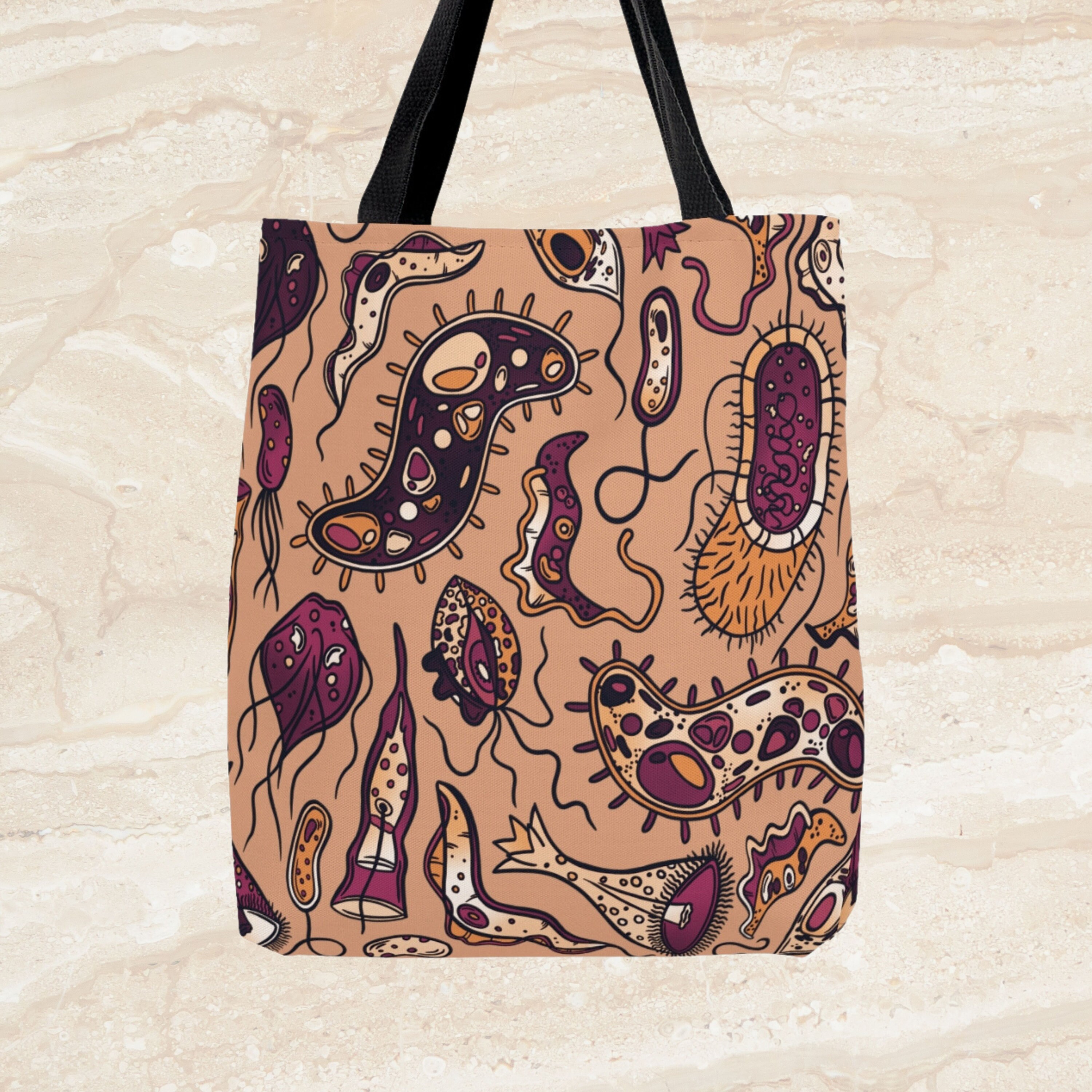 Microbiology Tote Bag, Lab Science, Biology Teacher Graduation Gift for ...