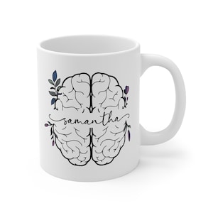 Neuroscience Mug 11oz, Personalized Neuro ICU Nurse Coffee Mug, Custom ...