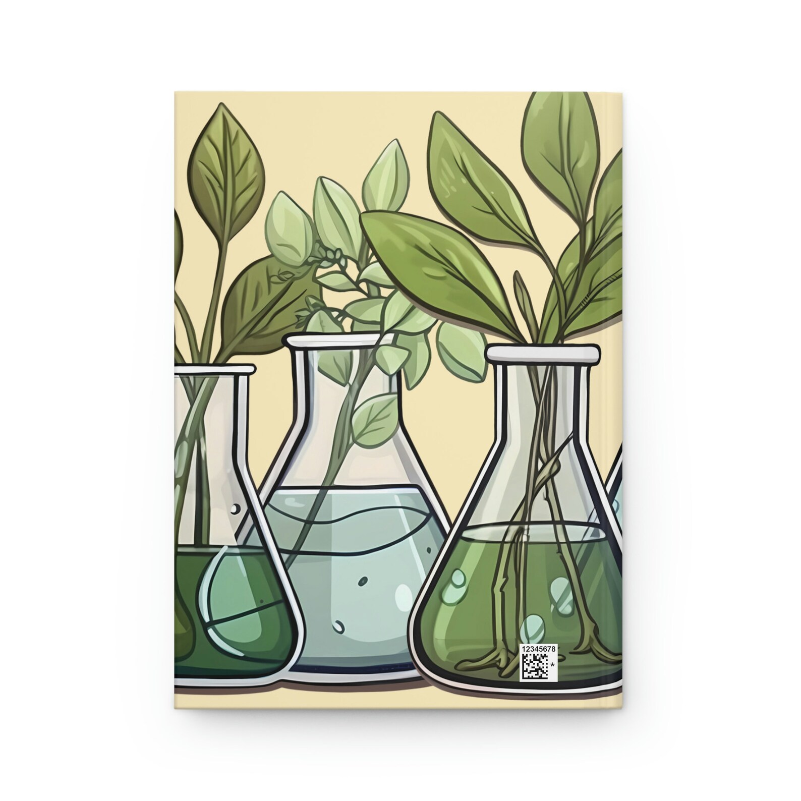 Floral Beakers Biology Chemistry Equipment Journal, Laboratory ...