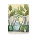 Floral Beakers Biology Chemistry Equipment Journal, Laboratory ...
