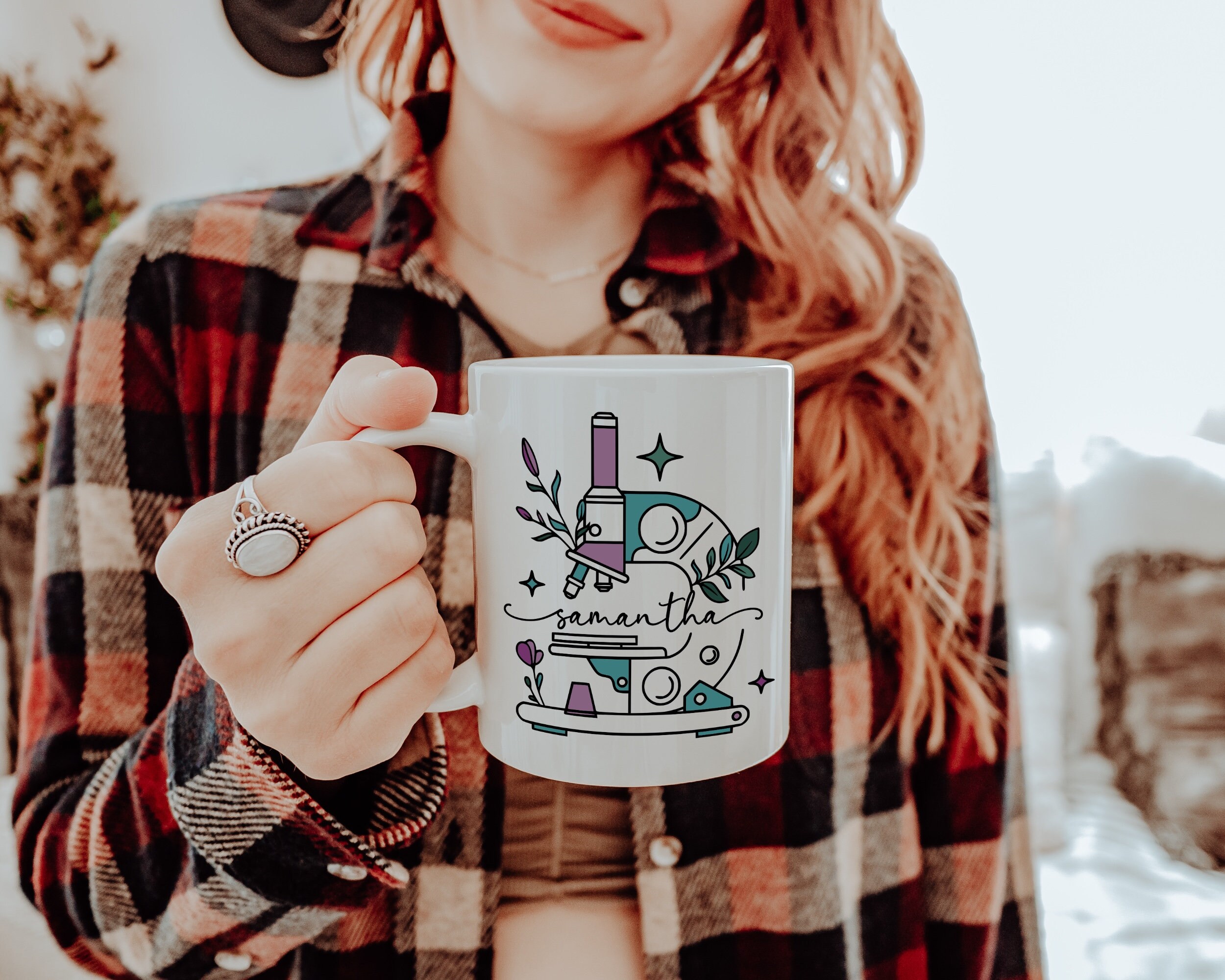 Personalized Microbiology Mug, Medical Laboratory Science Gift, Phd ...