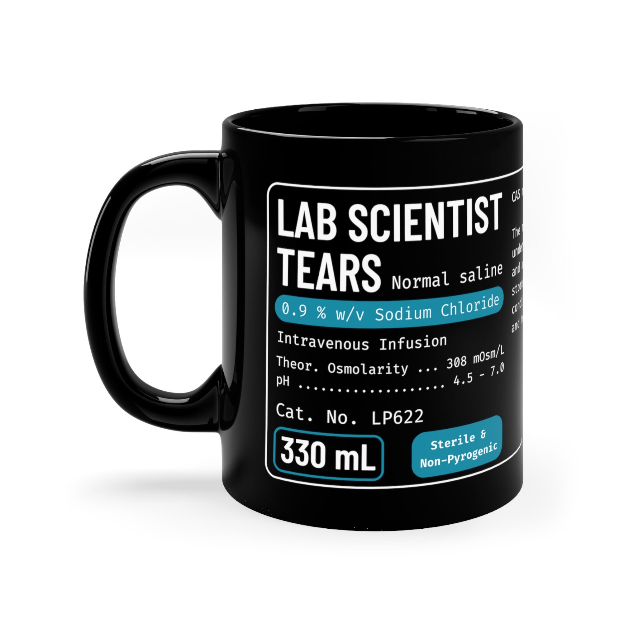 Lab Scientist Tears Black Mug Funny Laboratory Science - Etsy