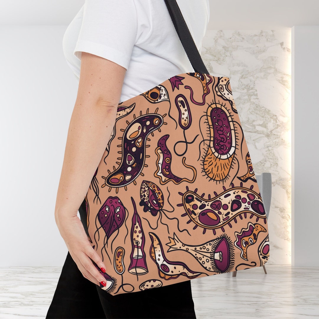 Microbiology Tote Bag, Lab Science, Biology Teacher Graduation Gift for ...