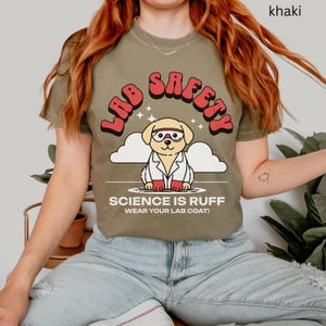 Funny Lab Science Shirt, Chemistry Teacher Dog T-shirt, Microbiology ...