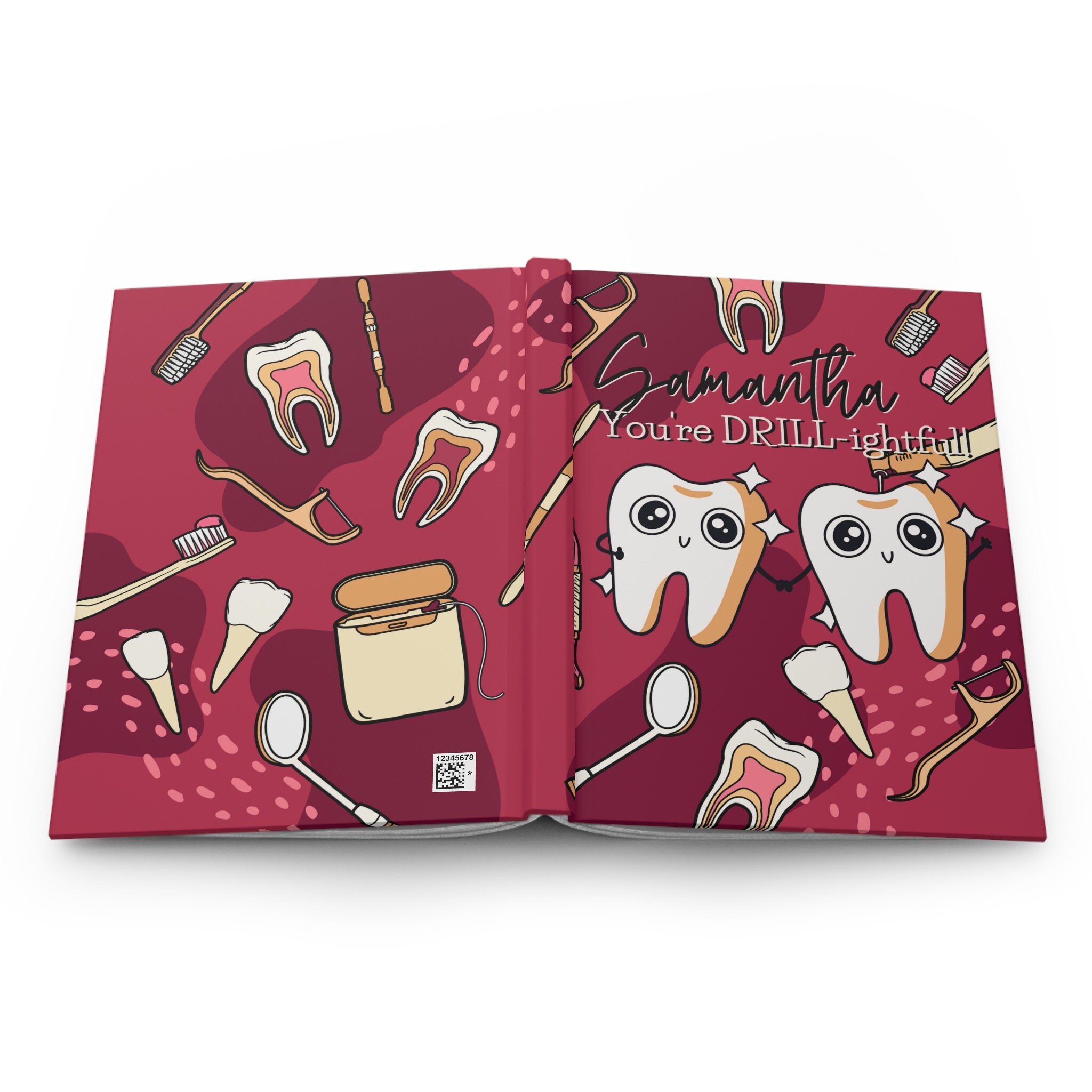 Personalized Dental Hygiene Notebook Tooth Fairy Dentist - Etsy