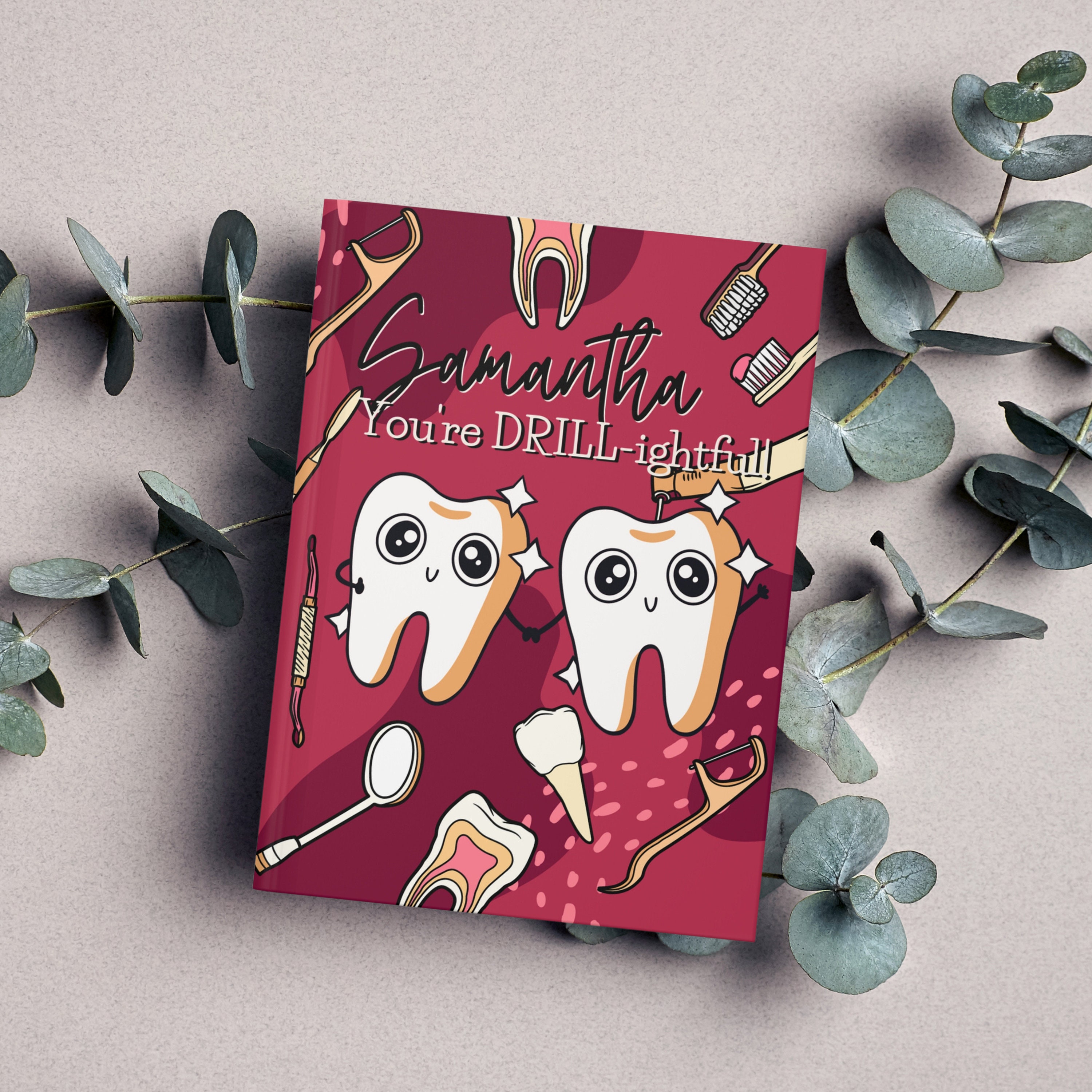 Personalized Dental Hygiene Notebook Tooth Fairy Dentist - Etsy