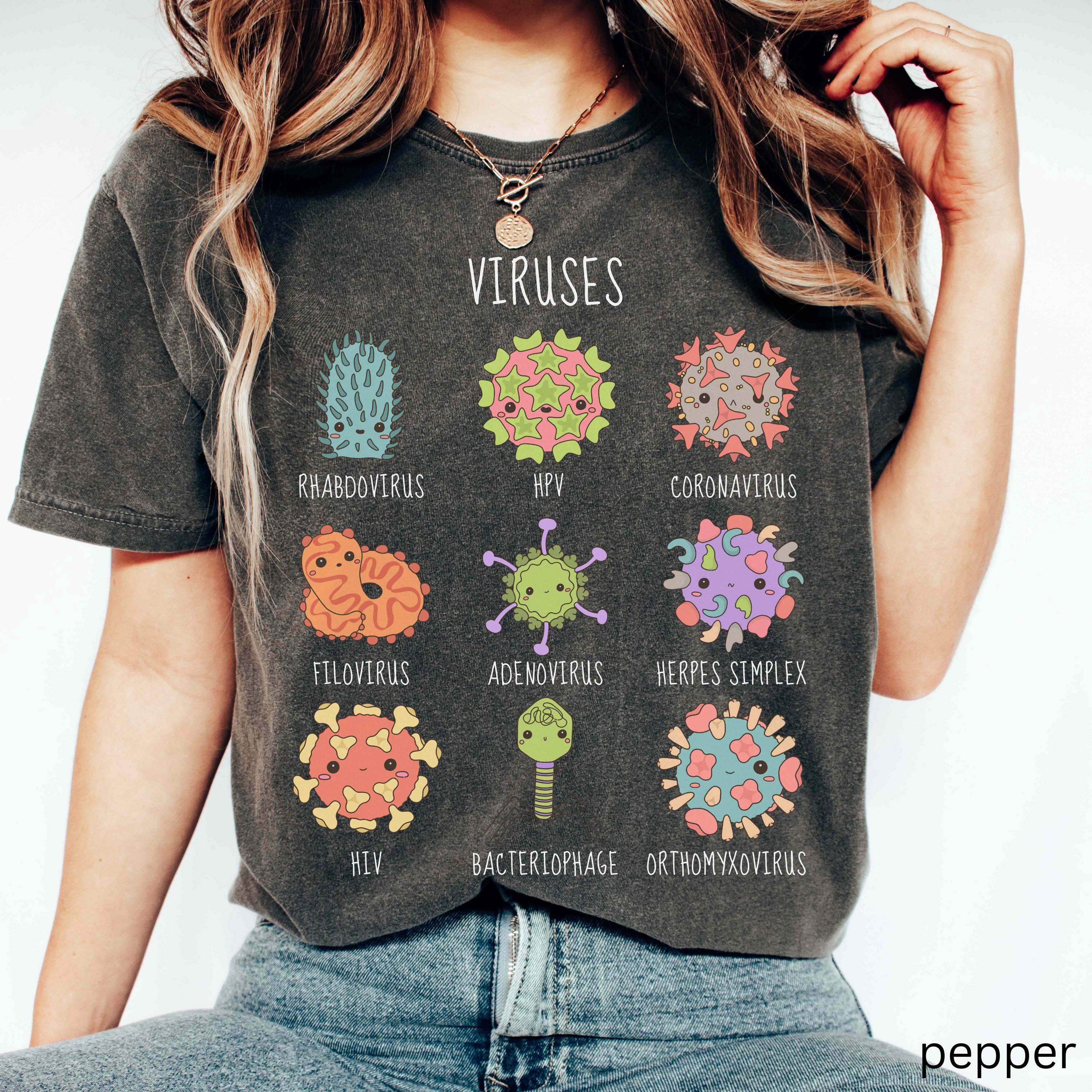 Microbiology T-shirt, Funny Doctor Shirt, Virology Biology Teacher ...