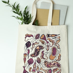 Biology Teacher Tote Bag, Microbiology Gifts, Medical Laboratory ...