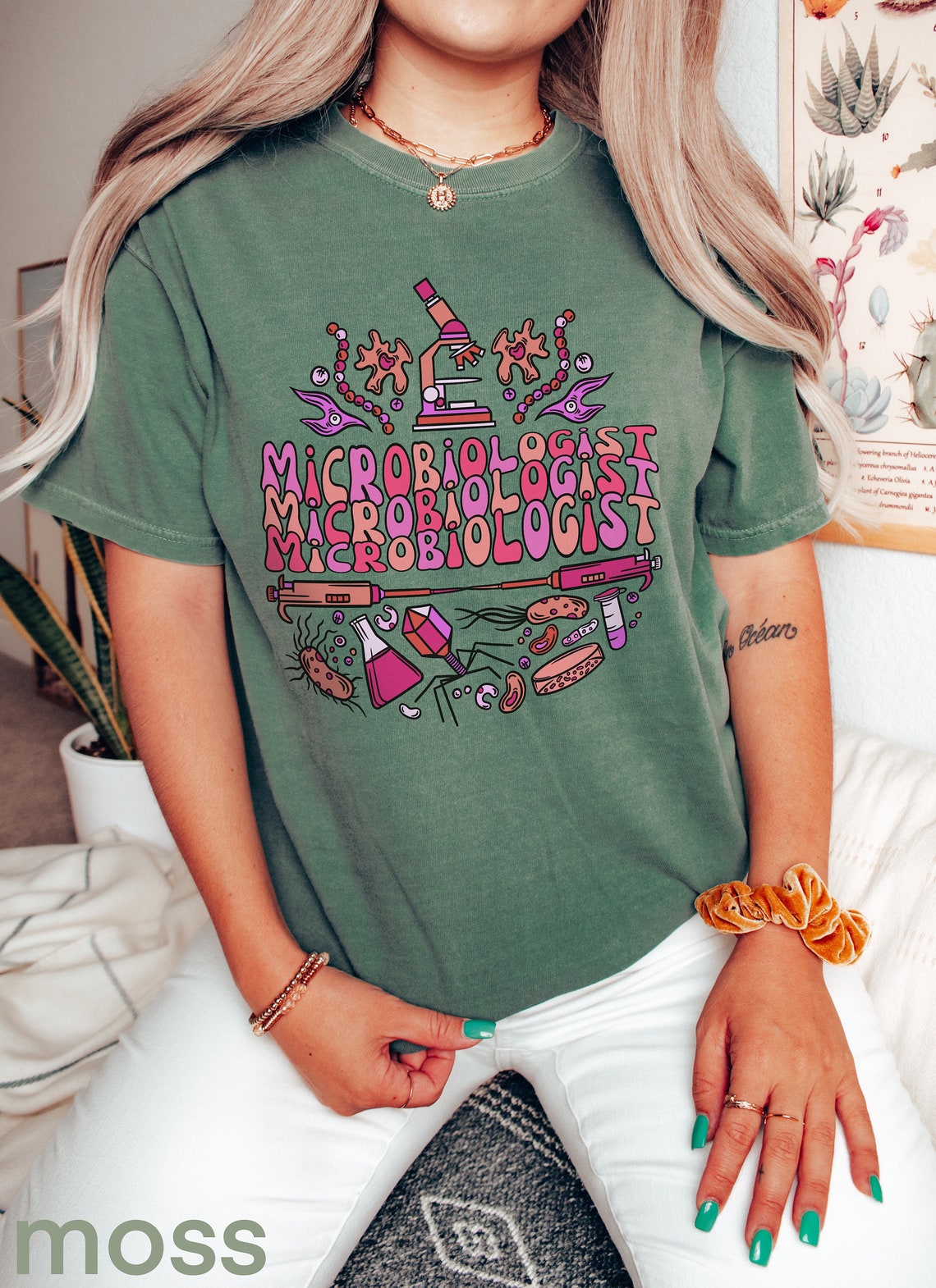 Microbiology Shirt, New Microbiologist Phd Graduation Gift, Laboratory ...